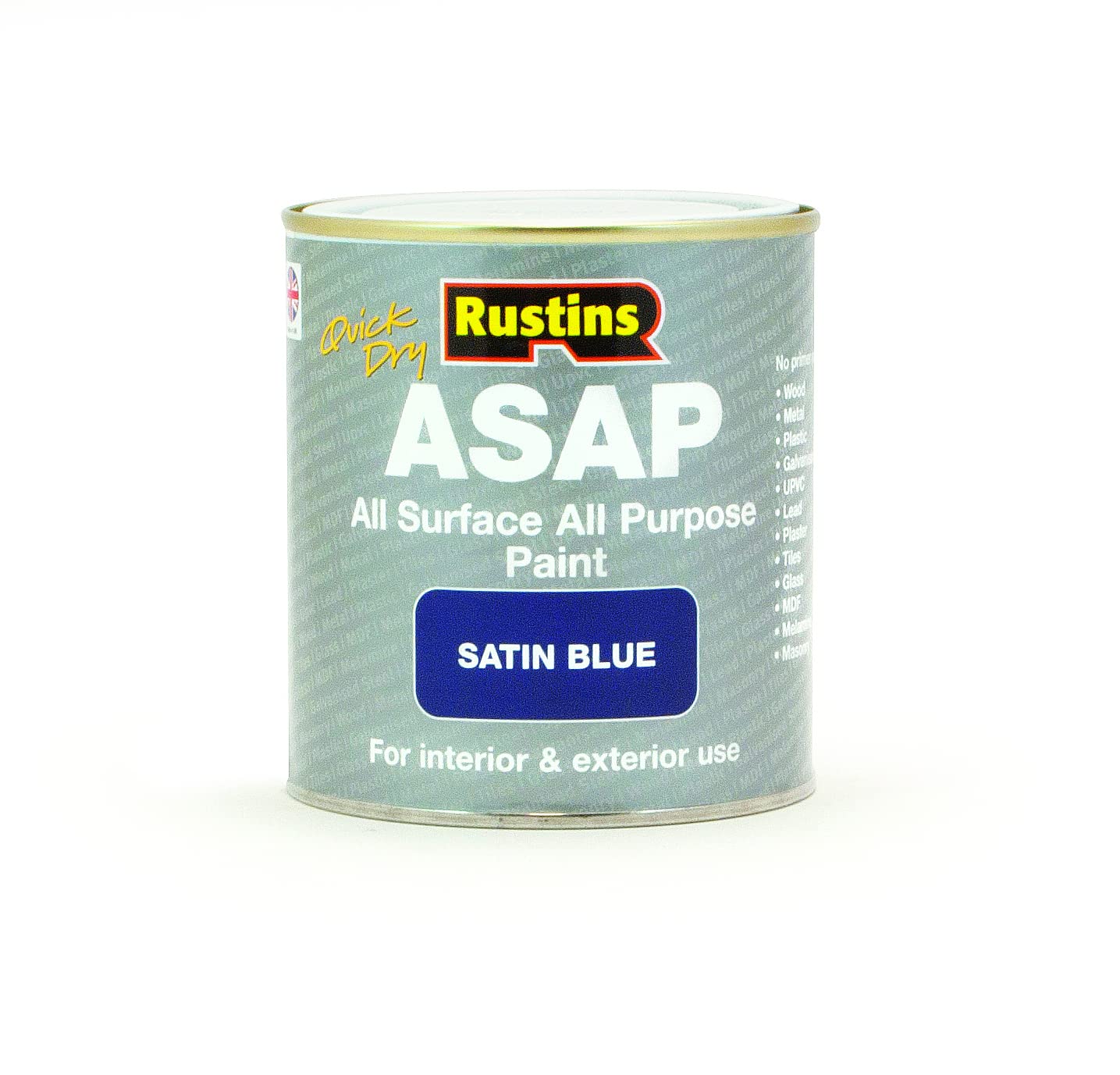 RUSTINS ASAP Paint Blue 500ml : Amazon.co.uk: DIY & Tools