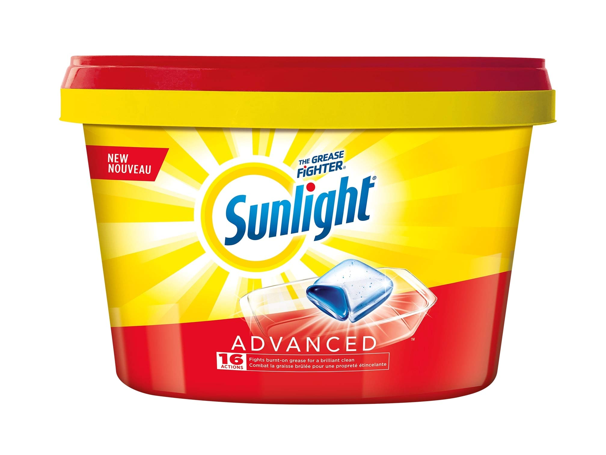 Sunlight Dishwasher Detergent, Advanced 48 Power Pacs, 696g : Amazon.ca ...
