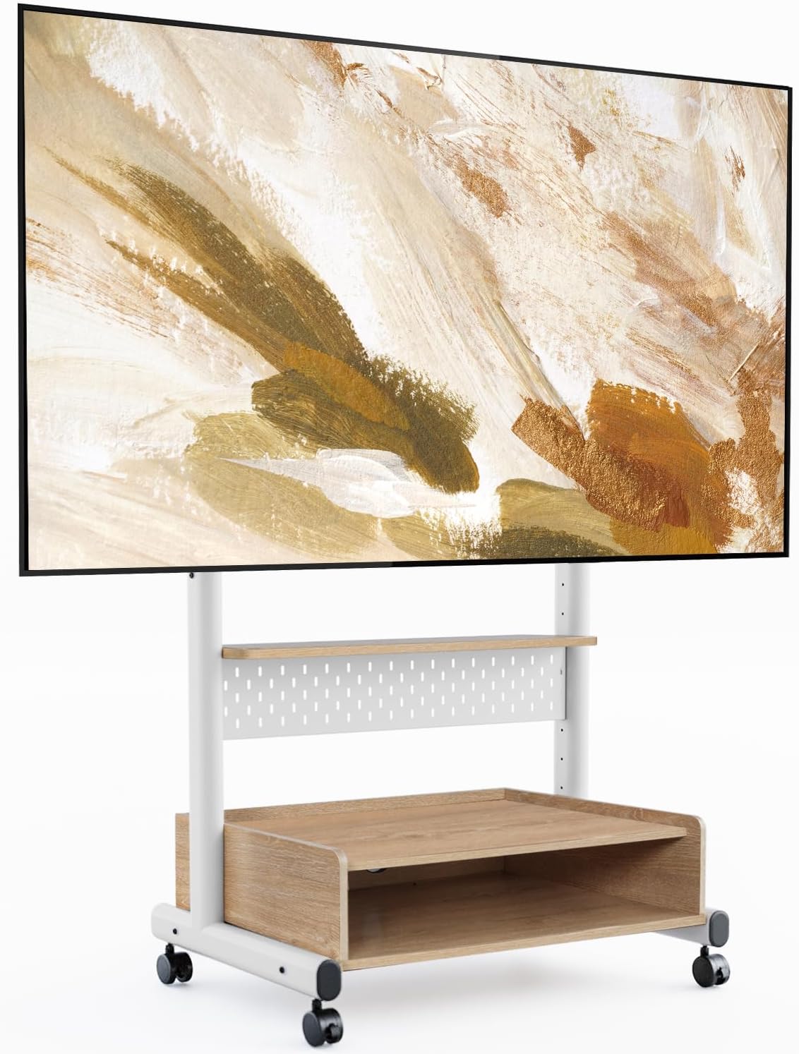 Amazon.com: FITUEYES Rolling TV Floor Stand for 40-85 Inch TVs - Heavy ...