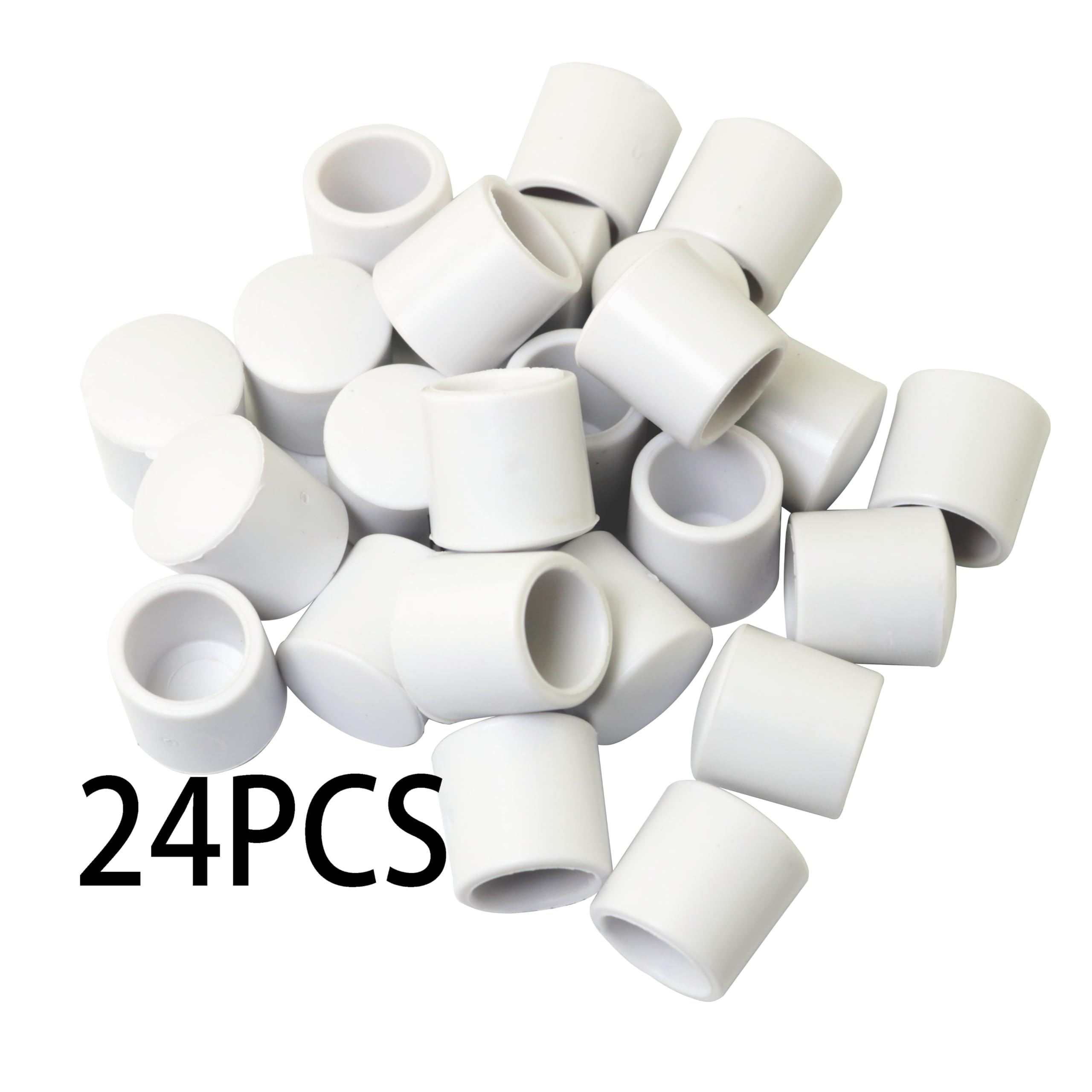 Snapklik.com : 24PCS White Rubber Door Stop Caps Door Stopper Tips Caps ...
