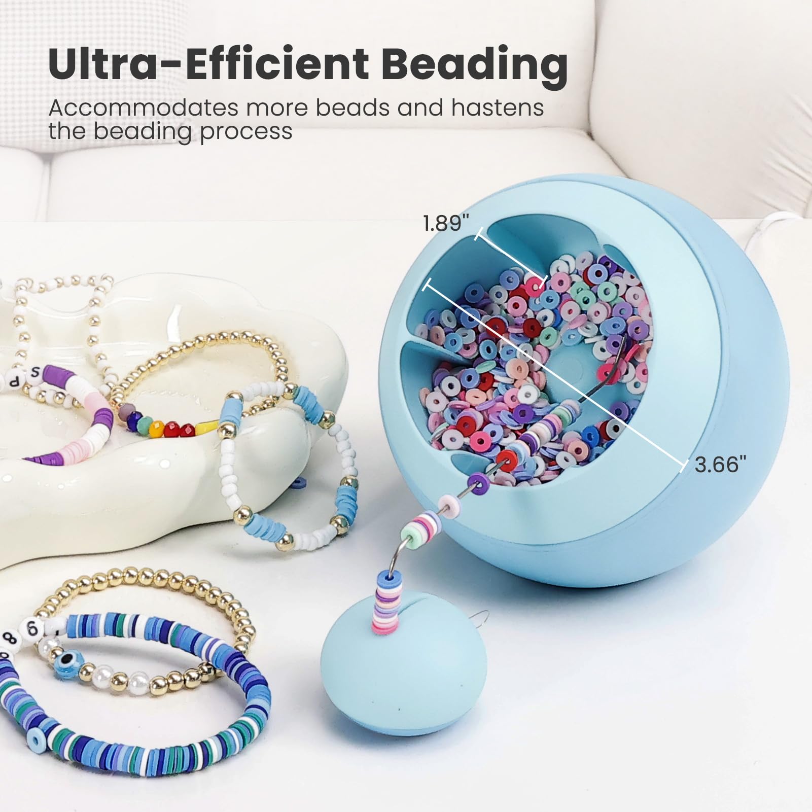 Snapklik.com : Tilhumt Clay Bead Spinner, Electric Highly Efficient ...