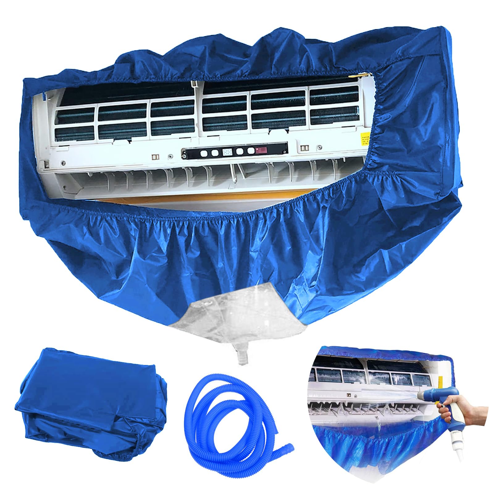 SZITW Air Conditioning Cleaning Cover Bag - Wall Mounted AC Dust ...