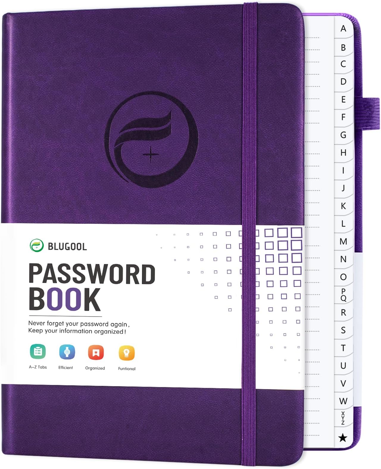 Amazon.com : Password Book with Alphabetical Tabs – Hardcover Internet ...
