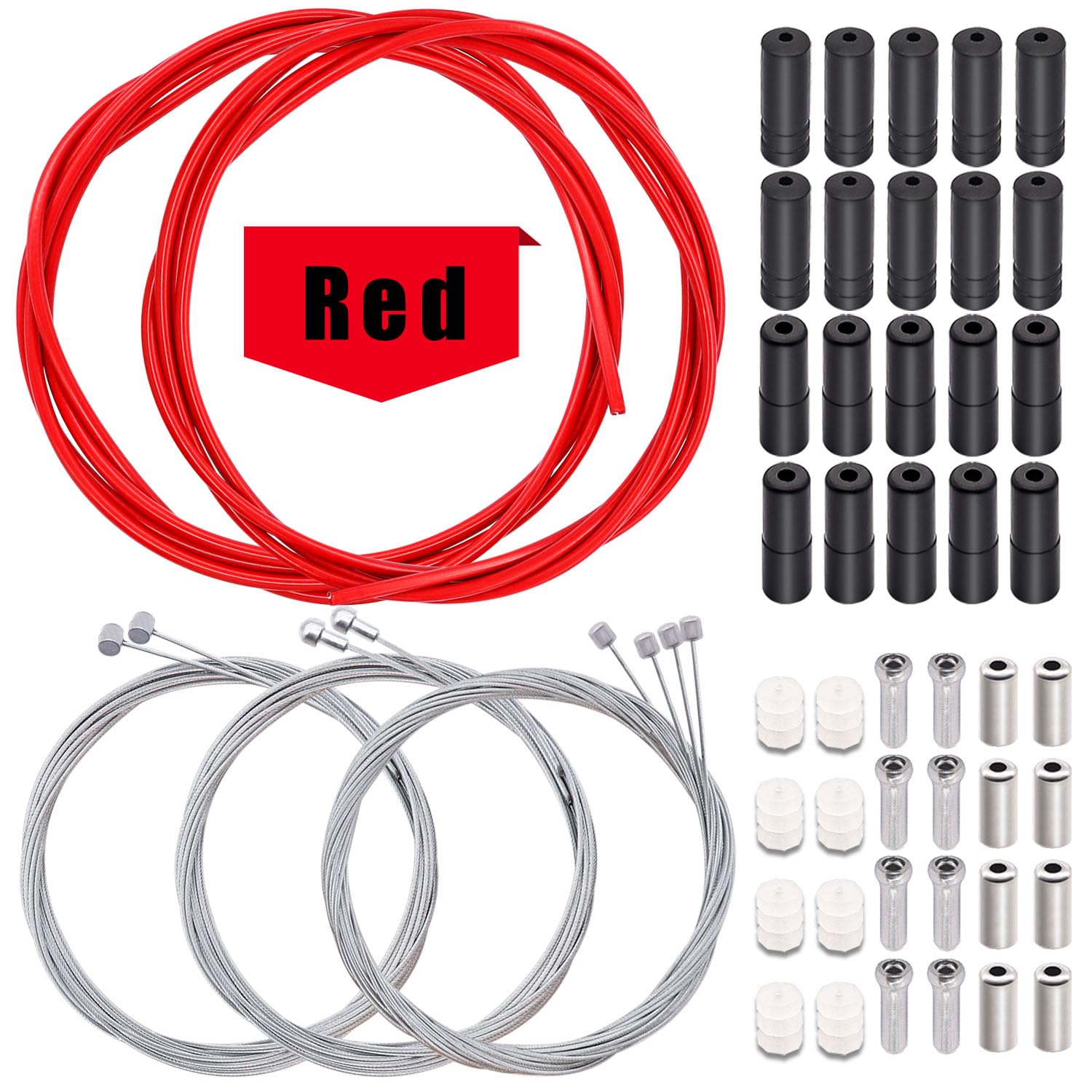 Snapklik.com : Weideer Universal Bicycle Brake Cable And Shift Cable ...