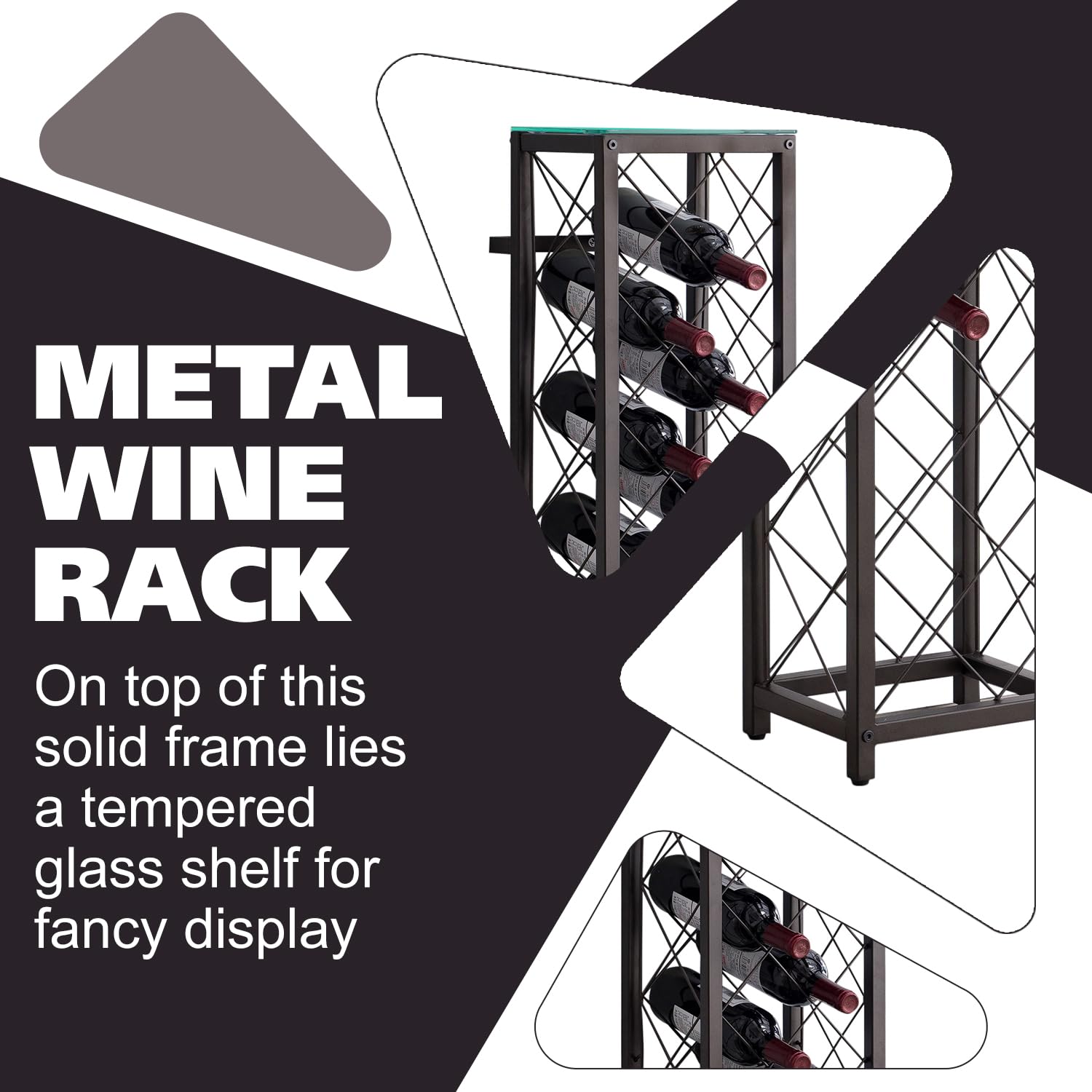 Snapklik.com : Kings Brand Furniture Narenda Freestanding Floor Wine ...