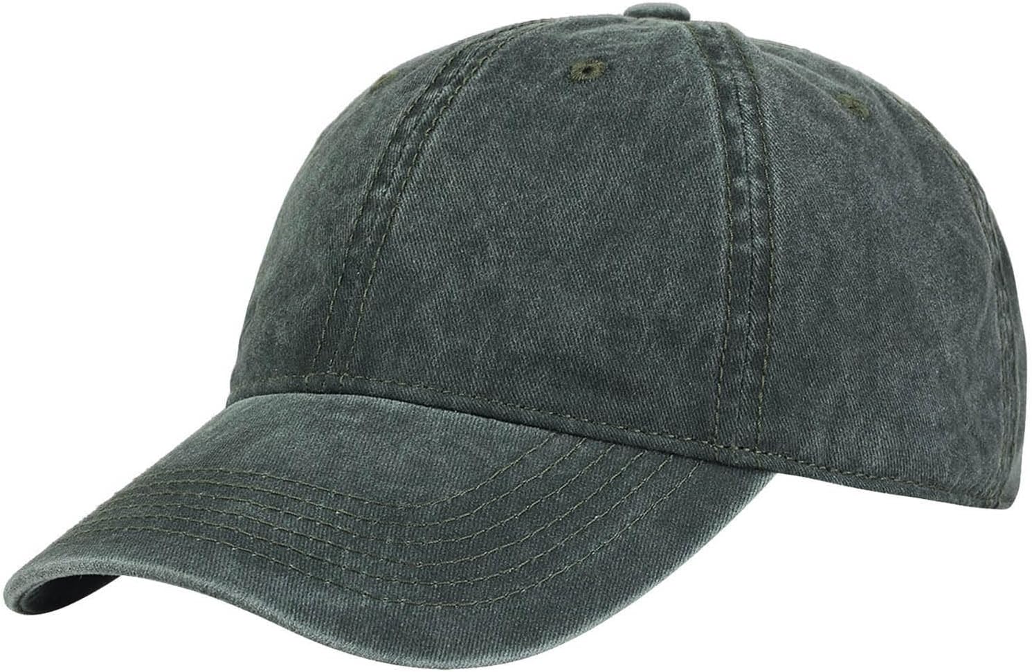 AOSMI Vintage Washed Cotton Adjustable Baseball Caps for Men Women ...