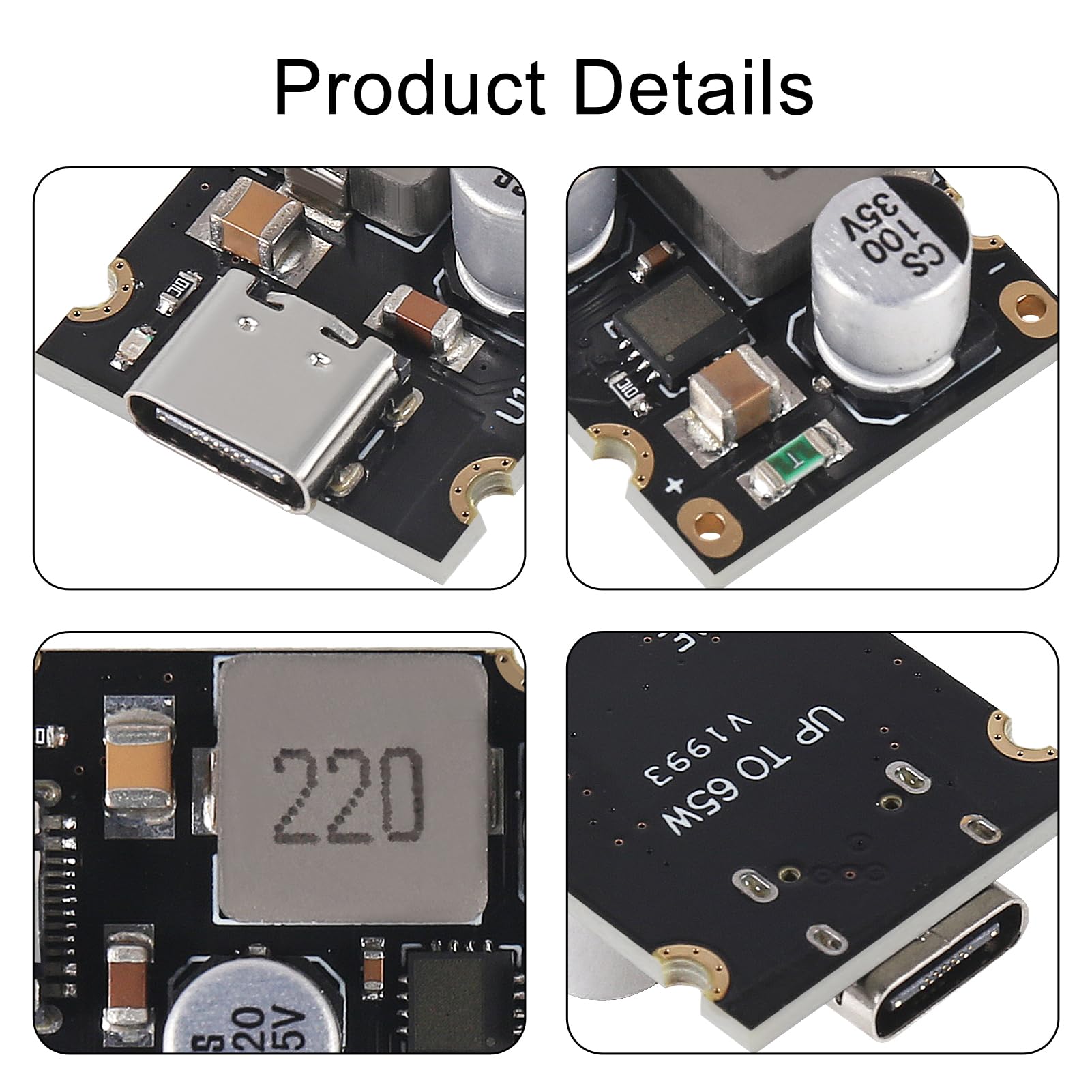 Snapklik.com : PD65W Fast Charging Module Type-C USB Interface Supports ...