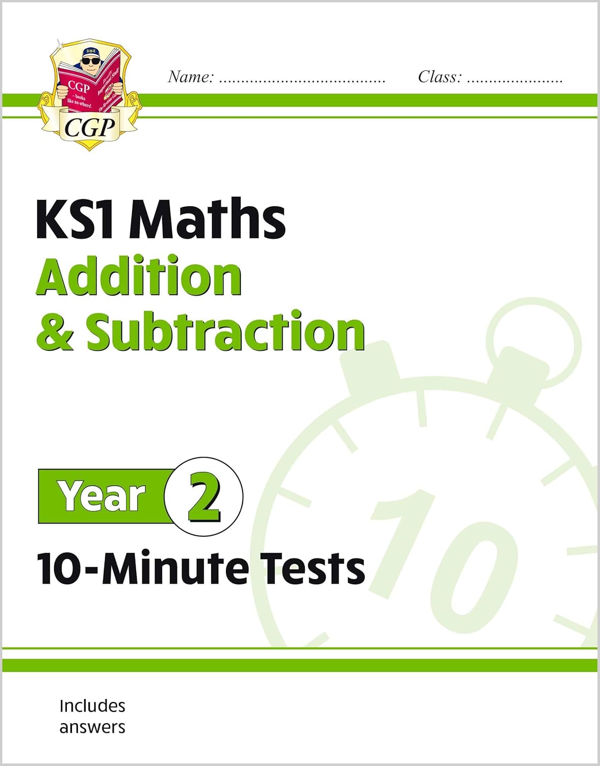 New KS1 Maths 10-Minute Tests: Addition and Subtraction - Year 2: ideal ...