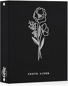 Lanpn Photo Albums A4 100 Photos, Linen Cover Acid Free Pocket Photo ...