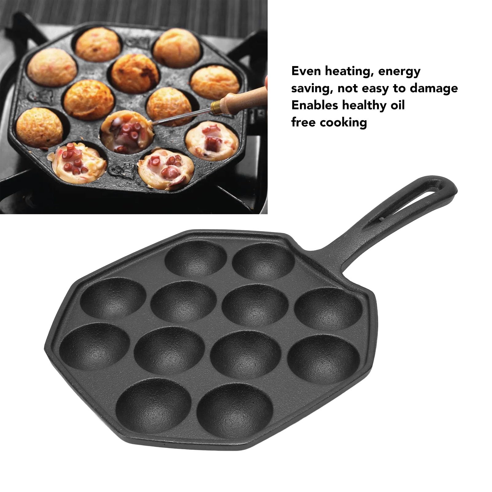 Electric Japanese Takoyaki Pan