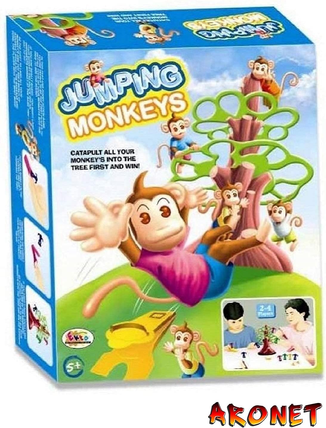 Buy EKTA Jumping Monkeys Small Catapult Toy 2 Players Board Game for ...