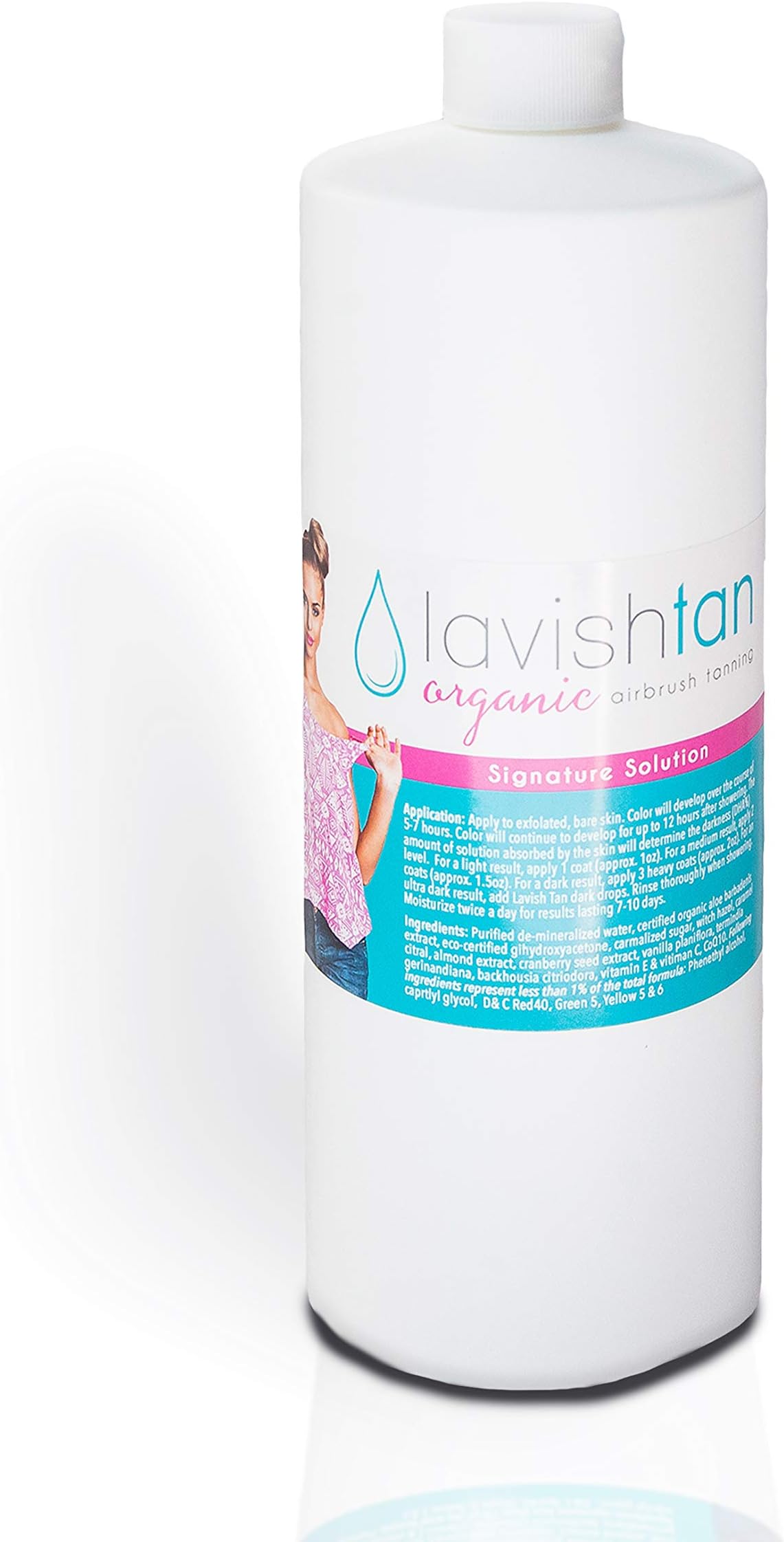 Amazon.com : Best Organic Sunless Airbrush Spray Tan Solution - Bronzed ...
