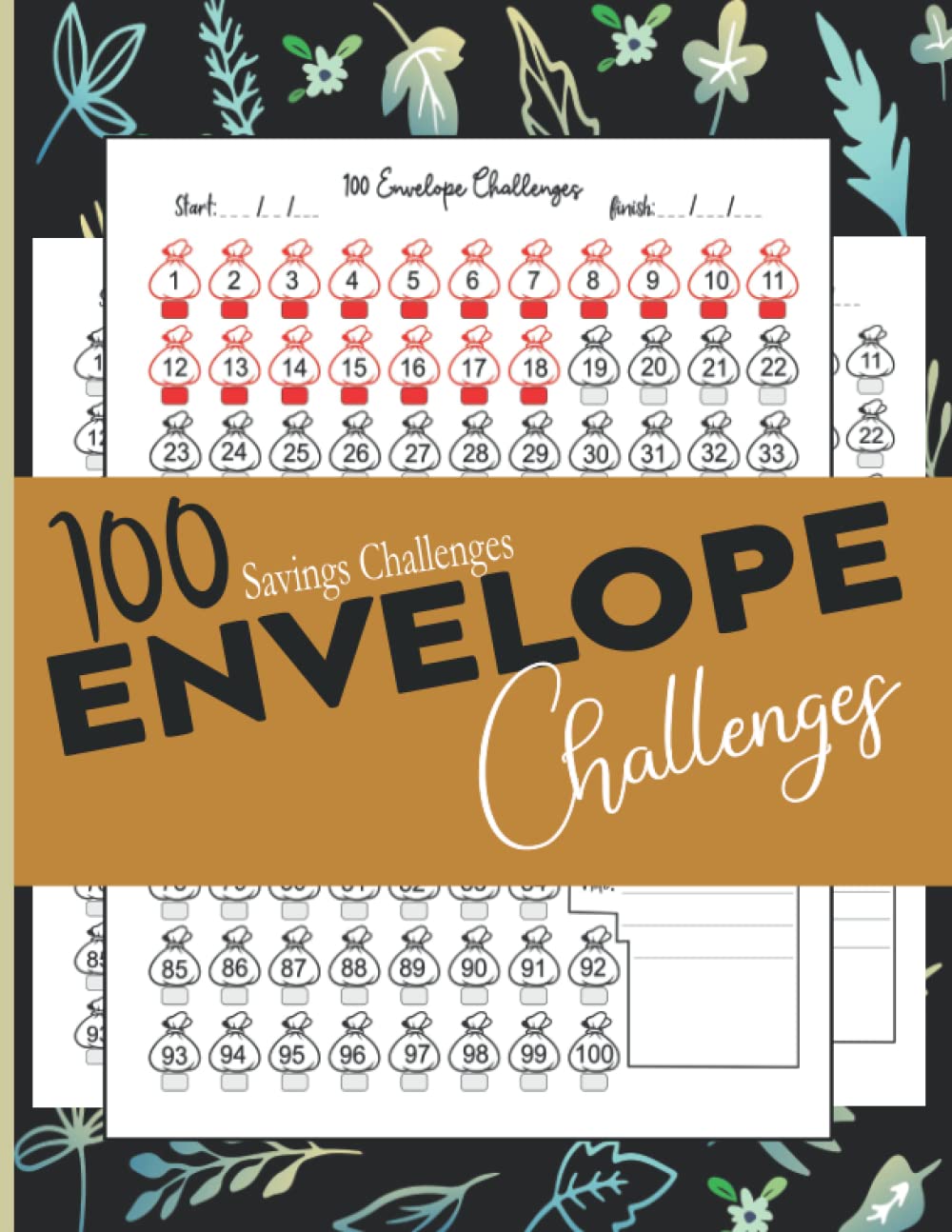 100 Envelope Challenges: Saving Tracker Journal For Men And Women |Easy ...