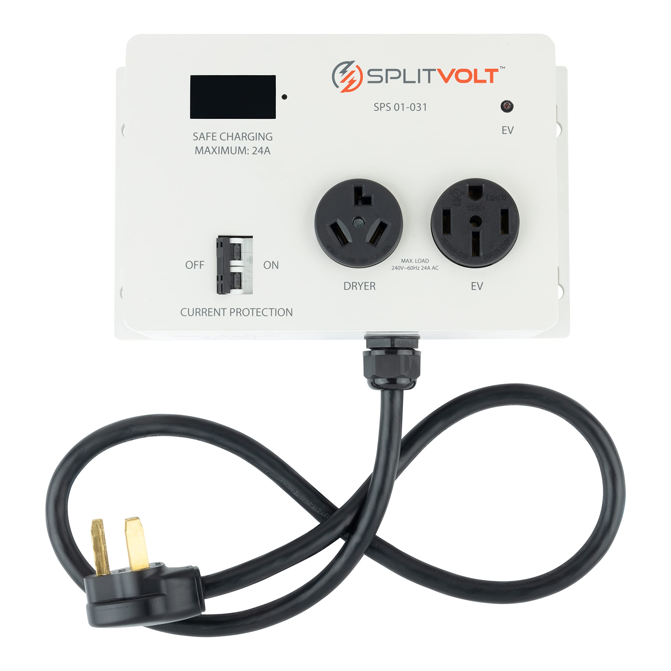Splitvolt Splitter Switch NEMA 14-30, 50% OFF