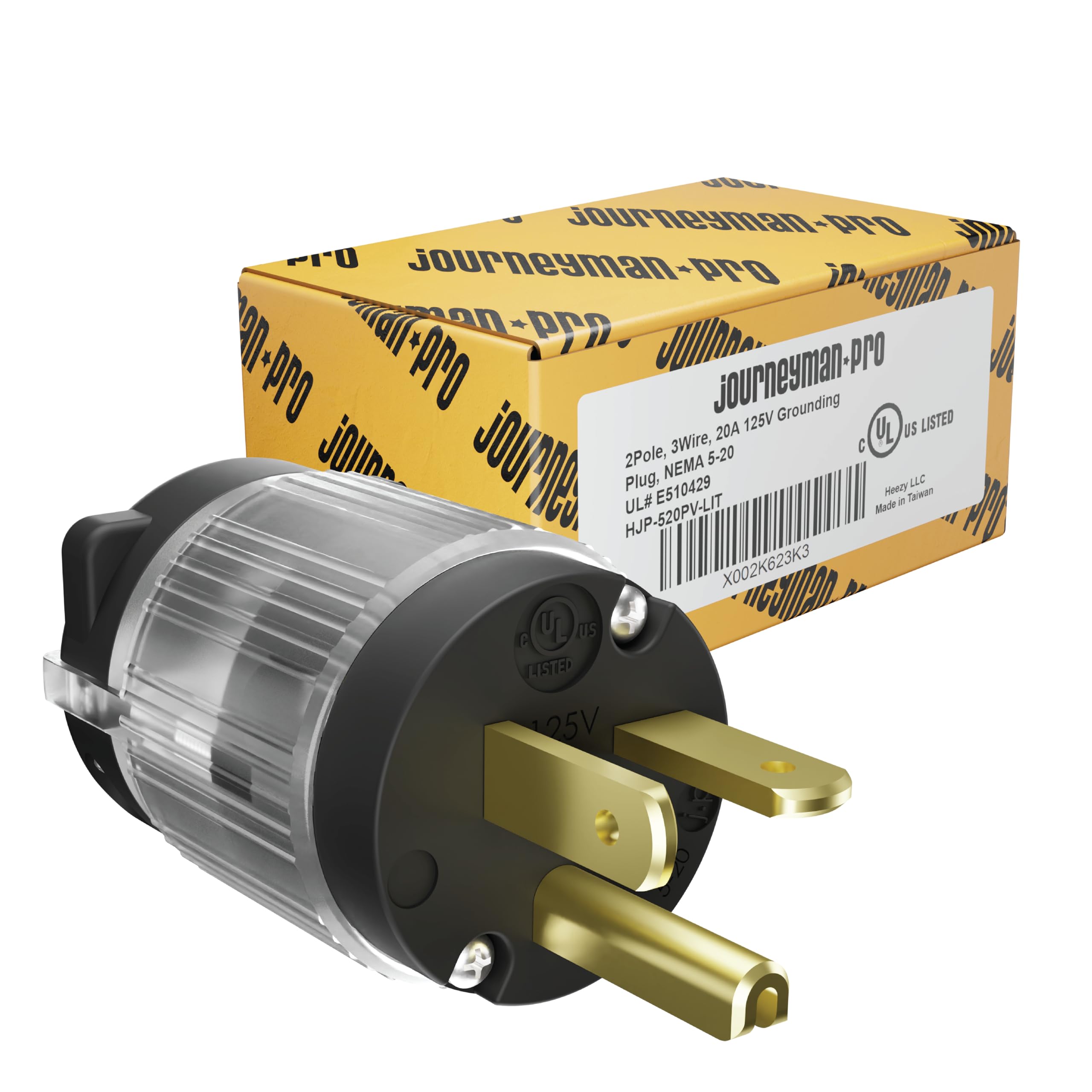 Snapklik.com : Journeyman-Pro 520PV-LIT Lighted 20 Amp 120-125 Volt ...