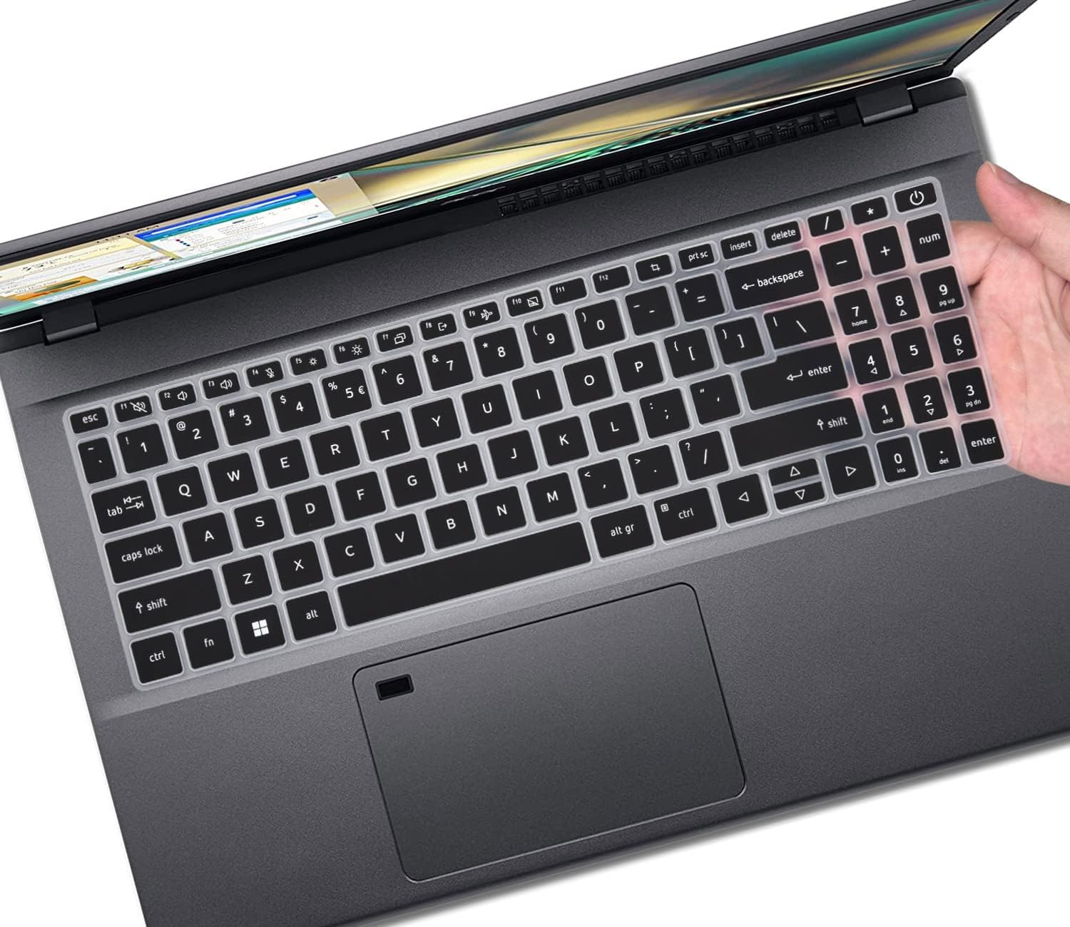 CaseBuy Keyboard Cover Compatible with Acer Aspire A315 A515 Laptop ...