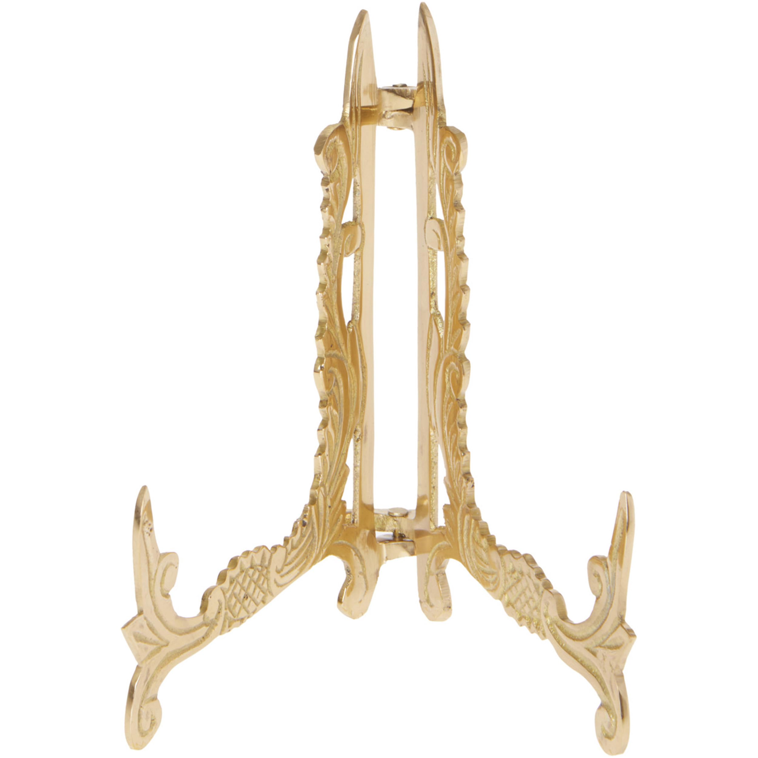 Amazon.com: Bard's Ornate Hinged Brass Plate Stand, 5" H x 4" W x 3.75 ...