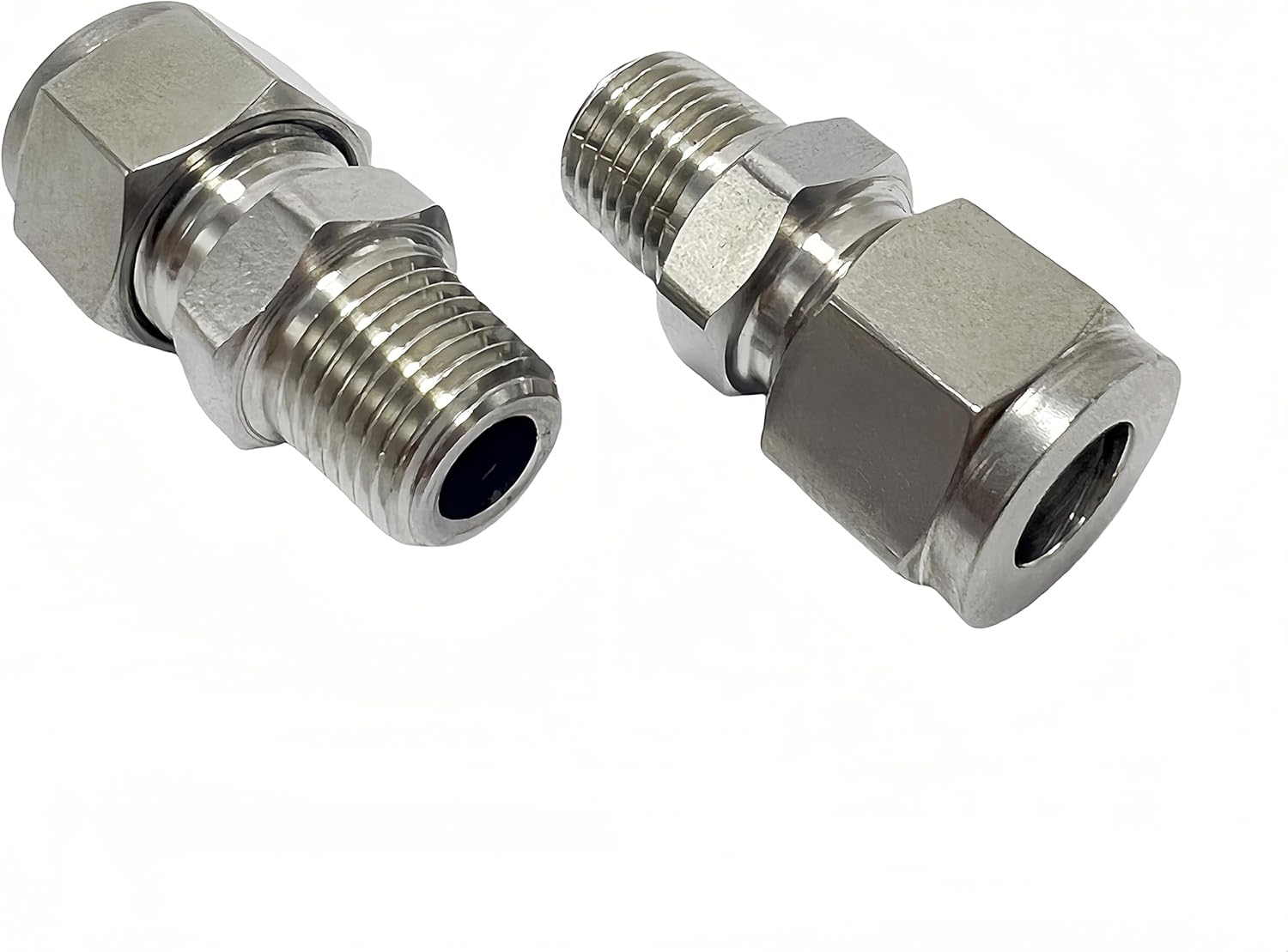 Amazon.com: Closmos 304 Stainless Steel Compression Fitting 3/8" Tube ...