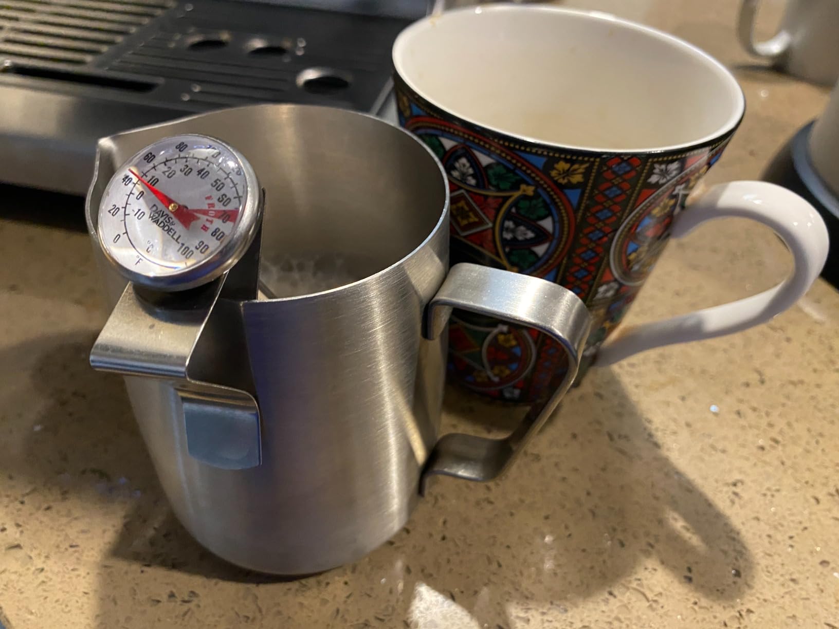 Davis & Waddell D20150 Essentials Stainless Steel Café Milk Frothing ...