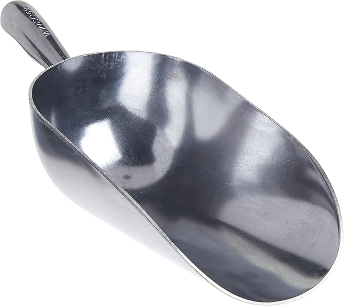 Amazon.com: Winco Aluminum Utility Scoop, 58-Ounce, Medium: Commercial ...
