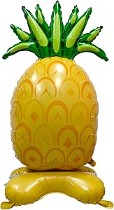 Amazon.com: Self Standing Pineapple Balloon Large Tropical Fruit Foil ...
