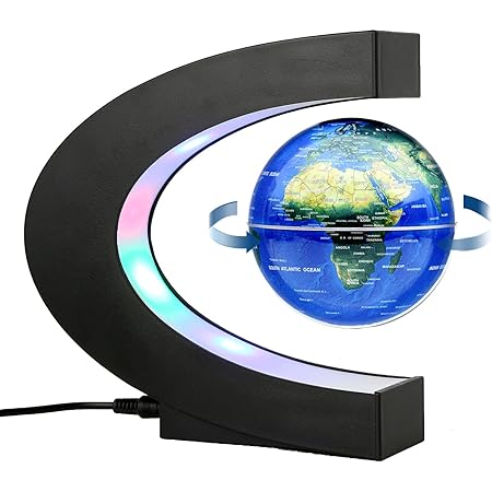 Amazon.com: RTOSY Magnetic Levitation Floating Globe with LED Light ...