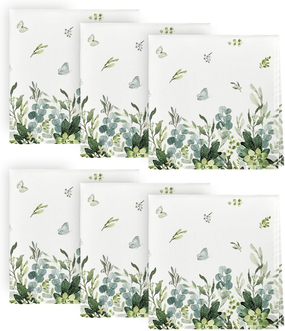 Amazon.com: Horaldaily Spring Summer Cloth Napkins 18 x 18 Inch ...
