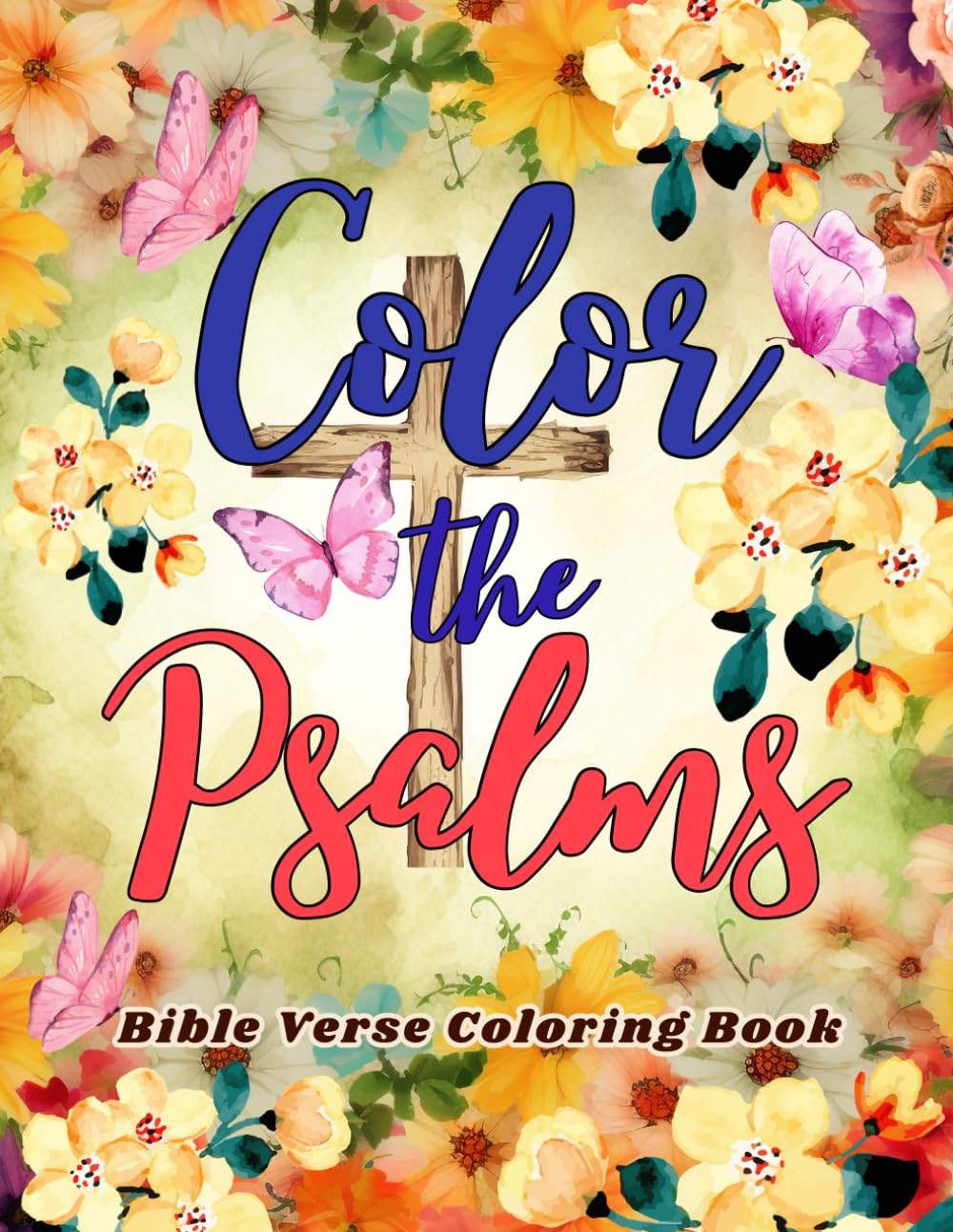 Amazon.com: Bible Verse Coloring Book: Color the Psalms Inspirational ...