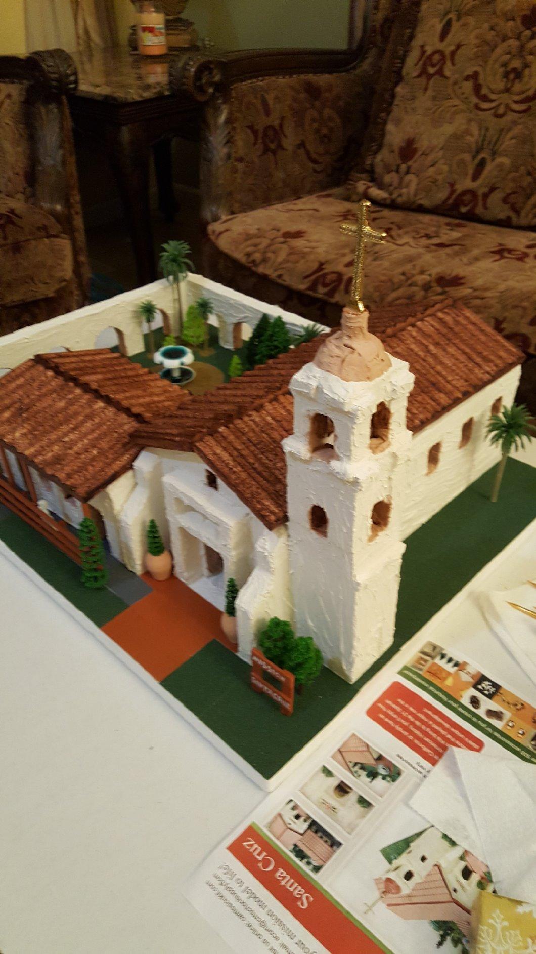 Amazon.com: Creative Time California Mission Miniatures Gold Cross ...