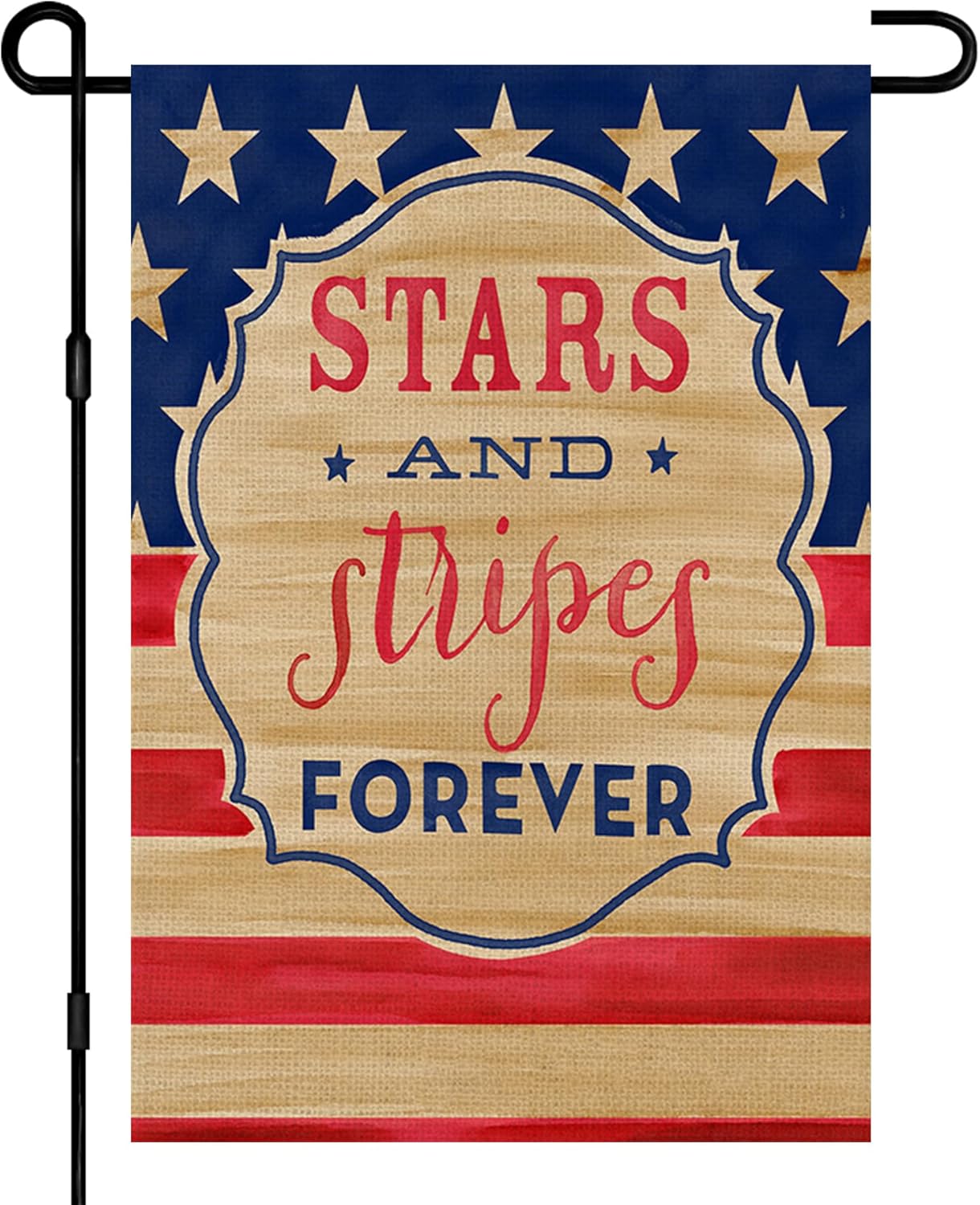 Amazon.com : Stars and Stripes Forever Patriotic Garden Flag 12x18 Inch ...
