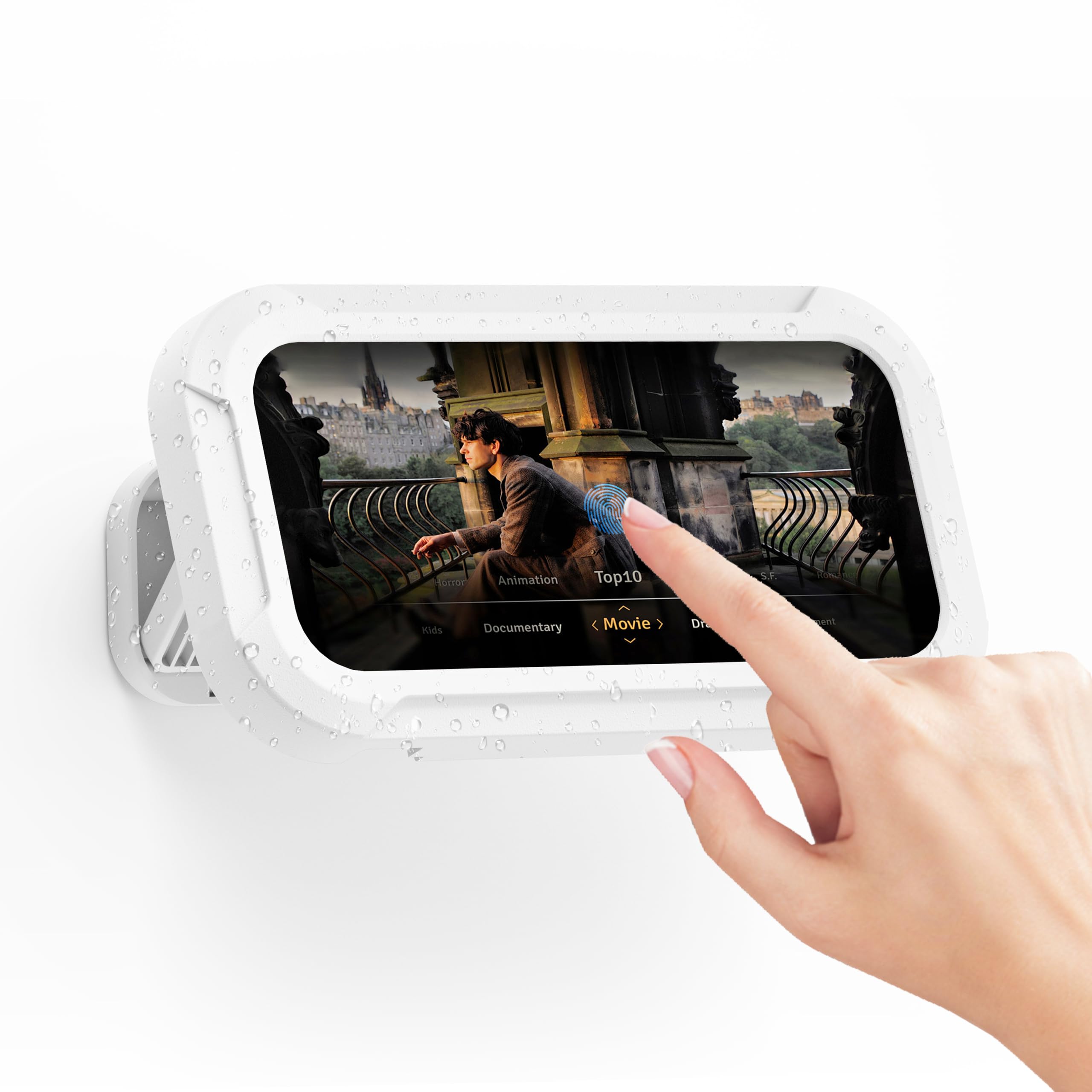 Shower Phone Holder Waterproof 360° Rotation Waterproof Phone Mount ...