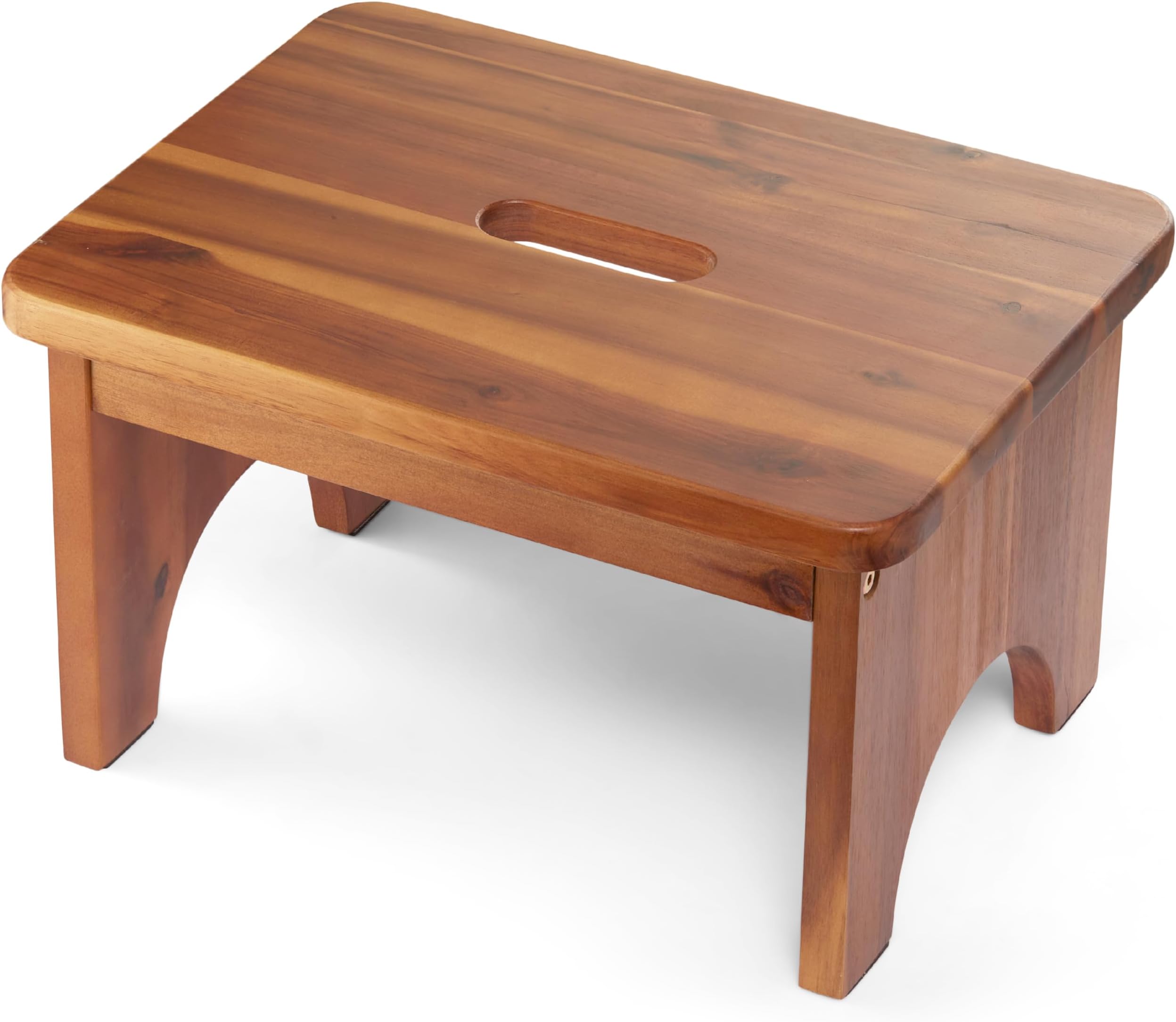 Amazon.com: wooden step stool Handmade wood step stool 7 1/2" childrens ...