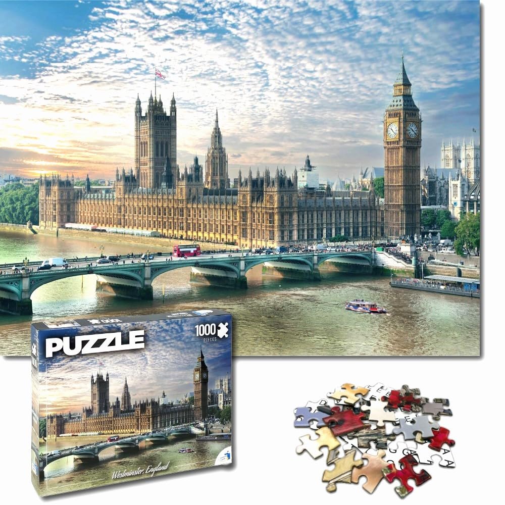 Universal Castle 1000 Pieces Jigsaw Puzzles for Adults Landscape ...
