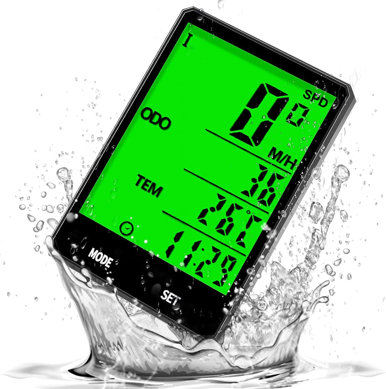 SYOSI Bike Computer, Waterproof Cycle Computers Wireless, Bicycle ...