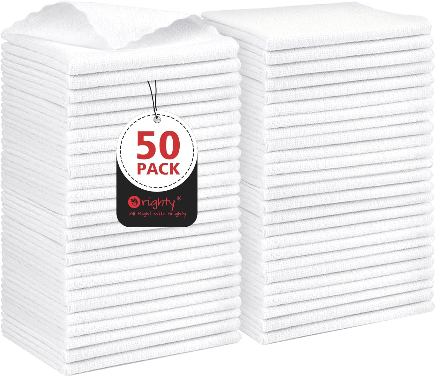 Amazon.com: Orighty Cleaning Cloths, Shop Towels 50 Pack, Shop Rags ...