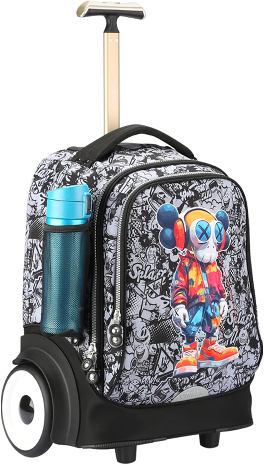 Amazon.com: UNIKER Rolling Laptop Bag for Laptop,Wheeled Backpack for ...