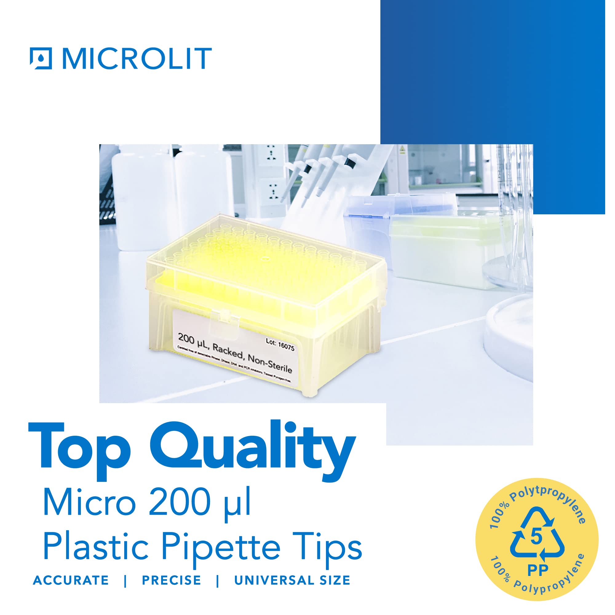 Snapklik.com : MICROLIT - Micropipette Pipette Tips, Low-Retention And ...