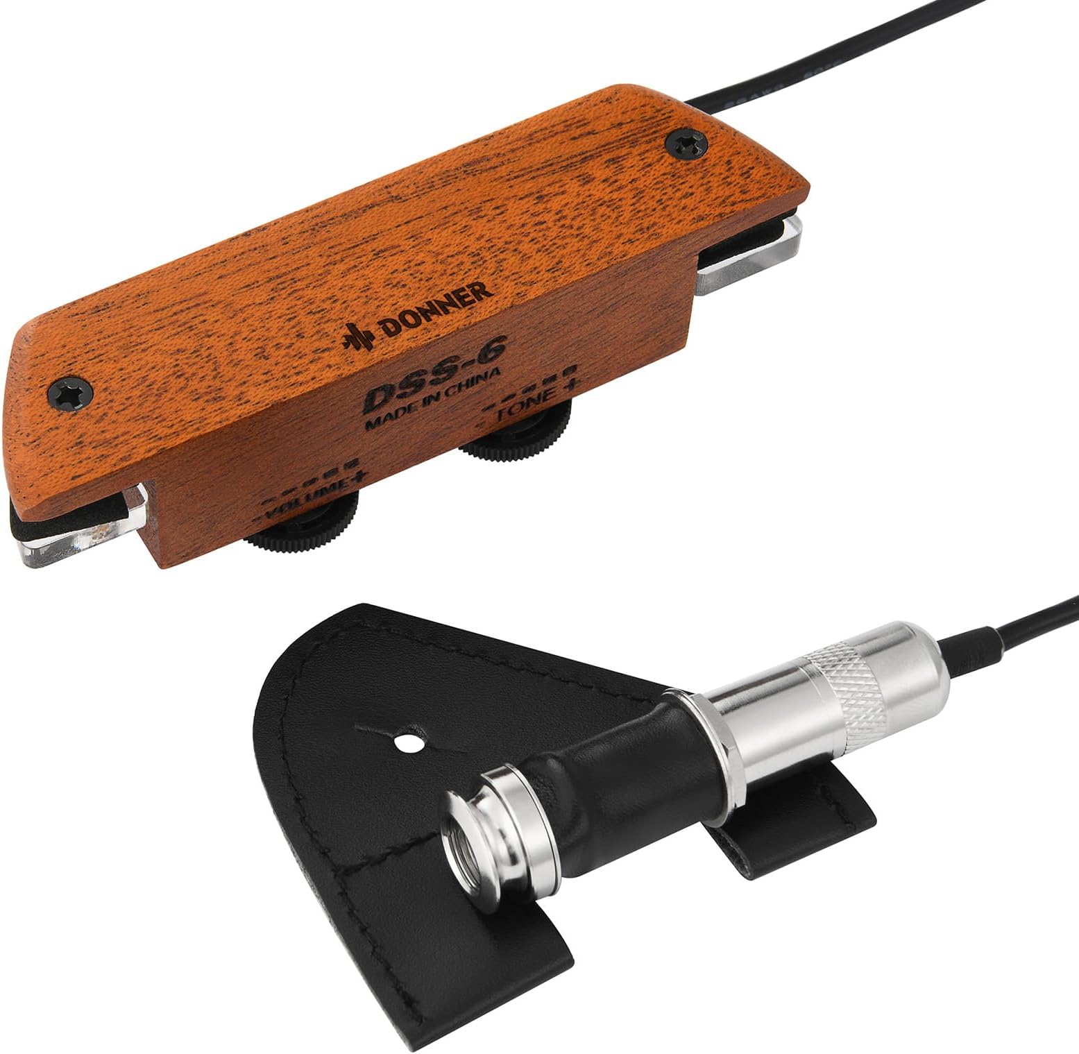 Amazon.com: Plastic 301 Acoustic Guitar Preamp Pickup Guitar Pickup ...