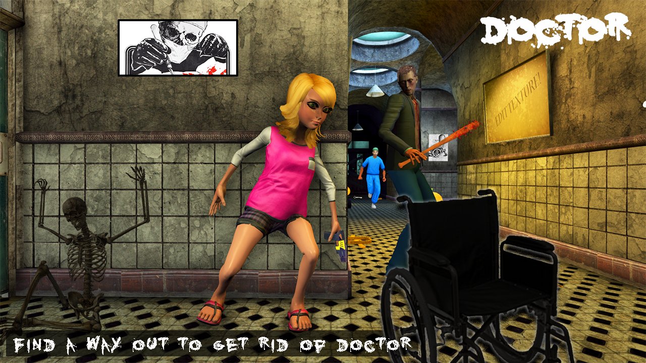Scary Surgeon Granny Doctor Games: Zombie Horror Hospital Simulator ...