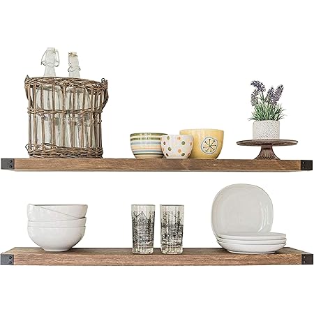 Amazon.com: Willow & Grace Floating Shelves - 36 Inch Floating Shelf ...