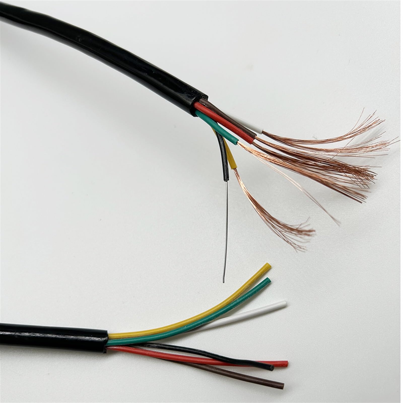 Coil Power Cord 5-Core Telescopic Spring Extension Cord - Retractable ...