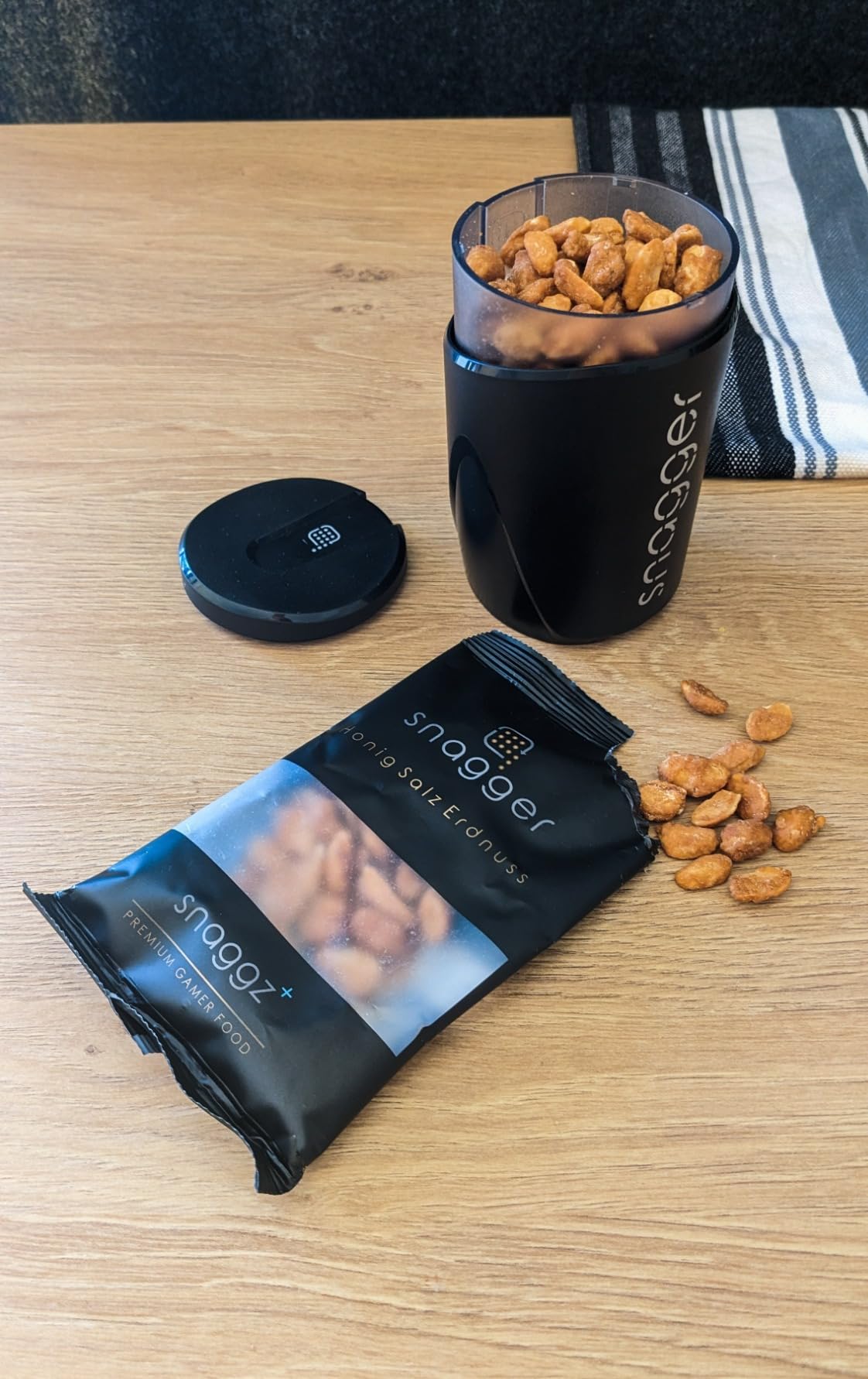 300g Süß-Salzig geröstete Honig Erdnüsse by SNAGGER - GamerSnack ...