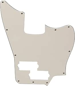 Amazon.com: Fits Squier Jaguar Bass Style Guitar Pickguard (3 Ply White ...