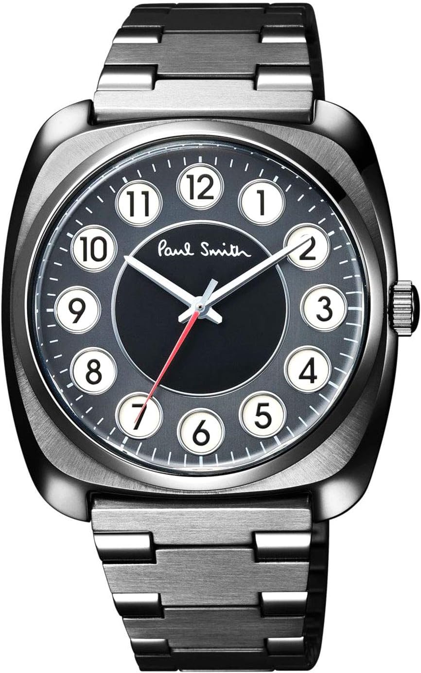 Amazon | Paul Smith Paul Smith 腕時計 ダイアル 700本限定モデル Dial ダイヤル レザー メンズ グレー BT2-912-60 | 腕時計 | ファッション 通販