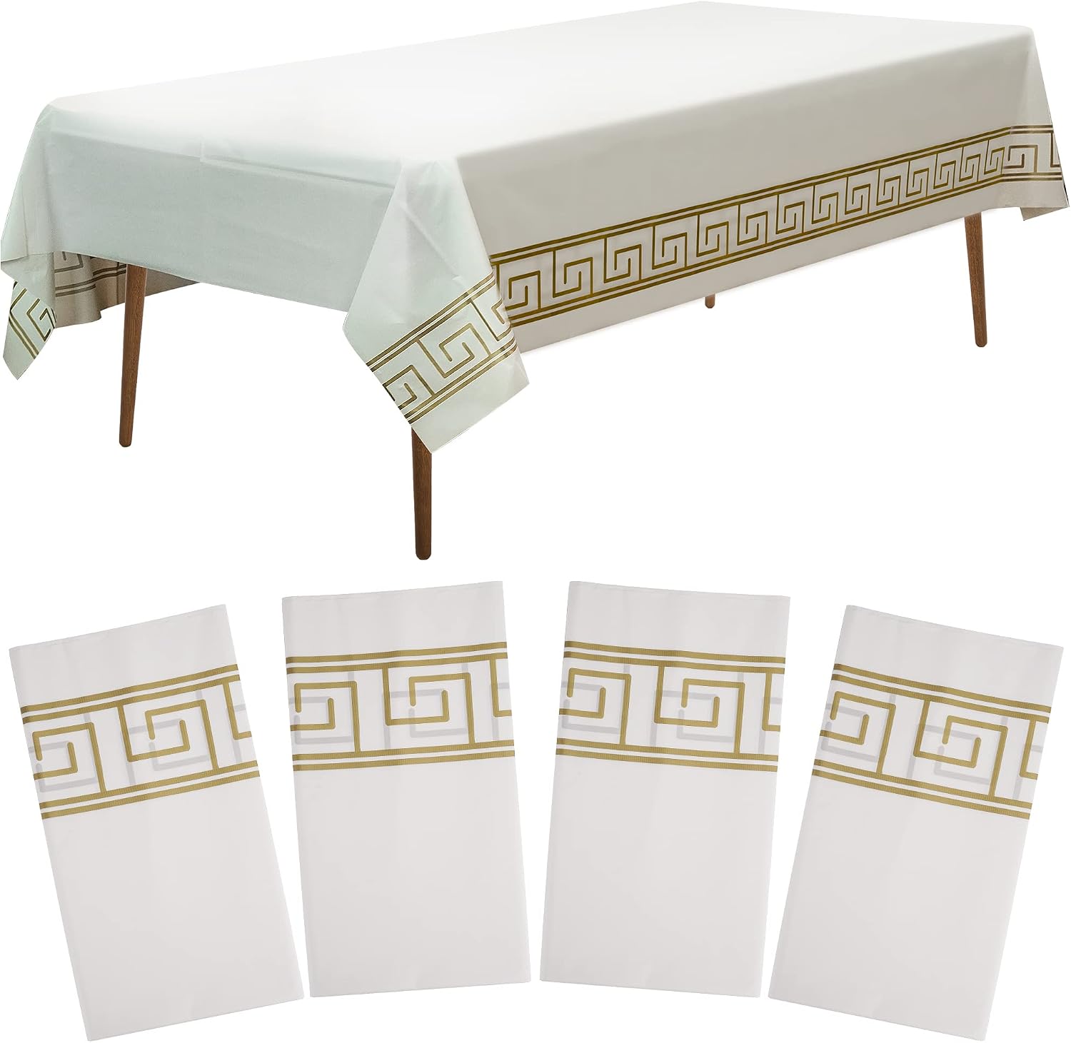 Amazon.com: Amatra - Disposable Table Cloth, Waterproof Table Cover ...