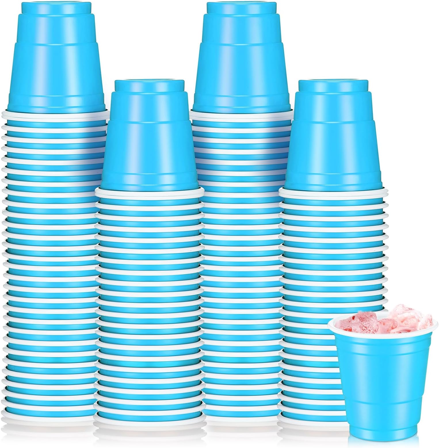 Amazon.com: Roshtia 100 Pack 2 oz Valentine's Day Plastic Shot Cups ...