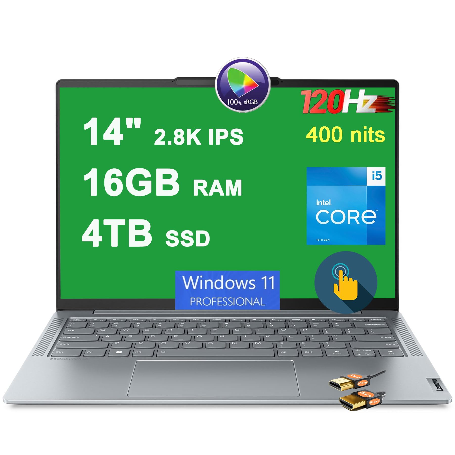 Snapklik.com : Lenovo Slim 7 Business Laptop 14" 28K Touch 120Hz ...