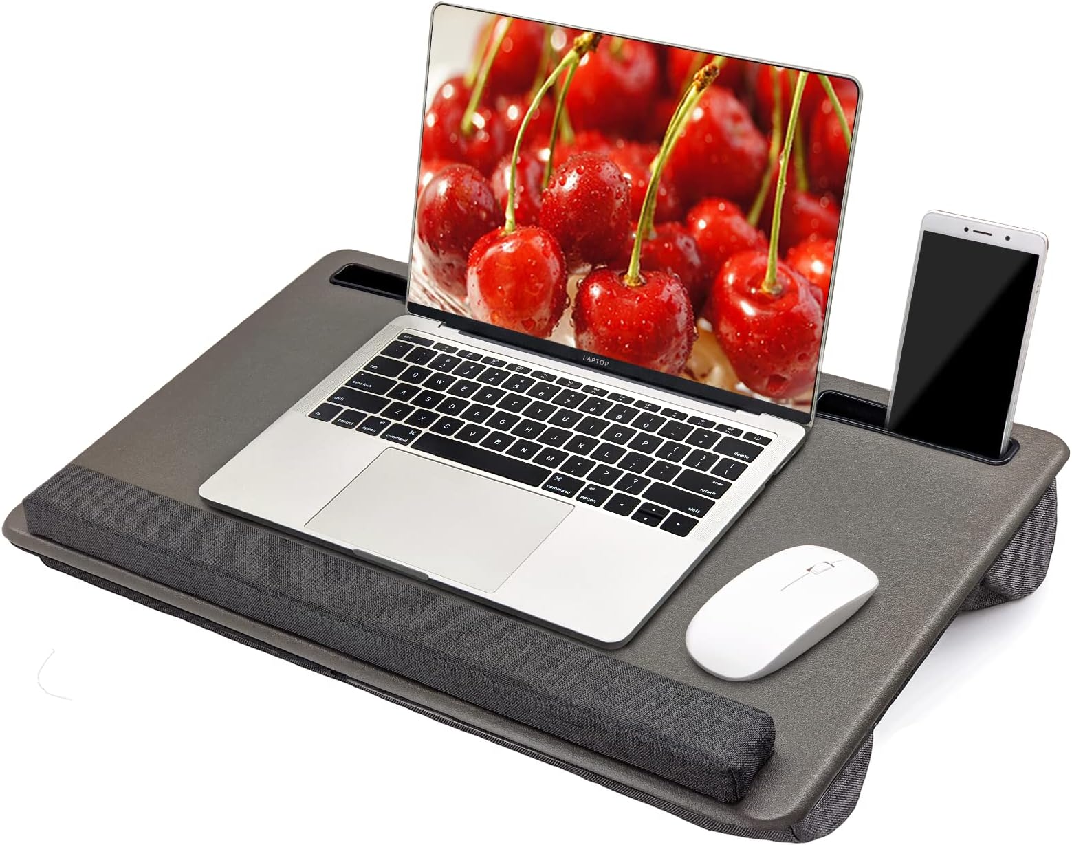 Amazon.com: Lap Desk for Laptop with Cushion, Adjustable Laptop Desk ...