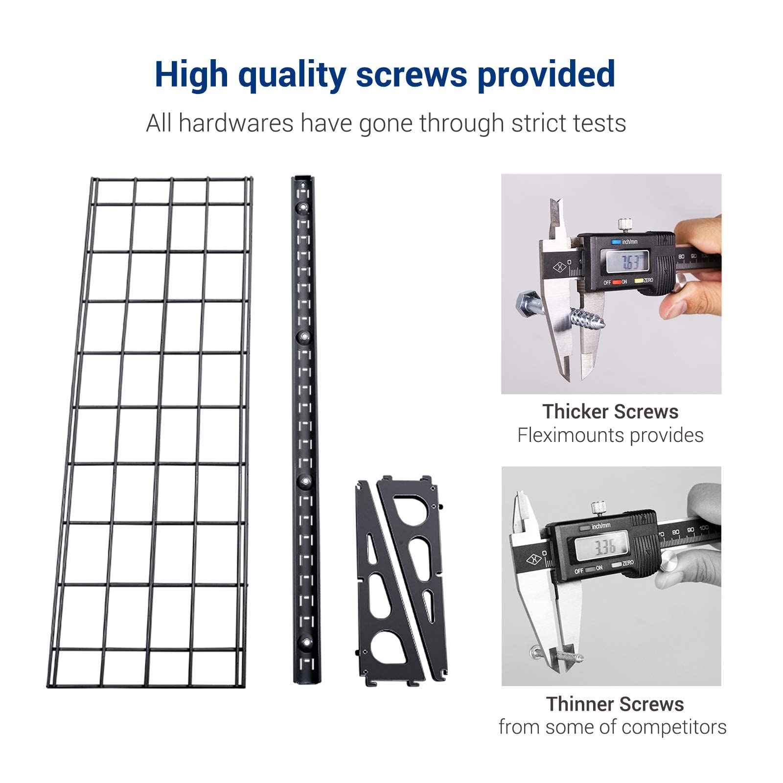 Snapklik.com : Fleximounts 3-Tier 1x3ft Garage Storage Wall Shelving 12 ...