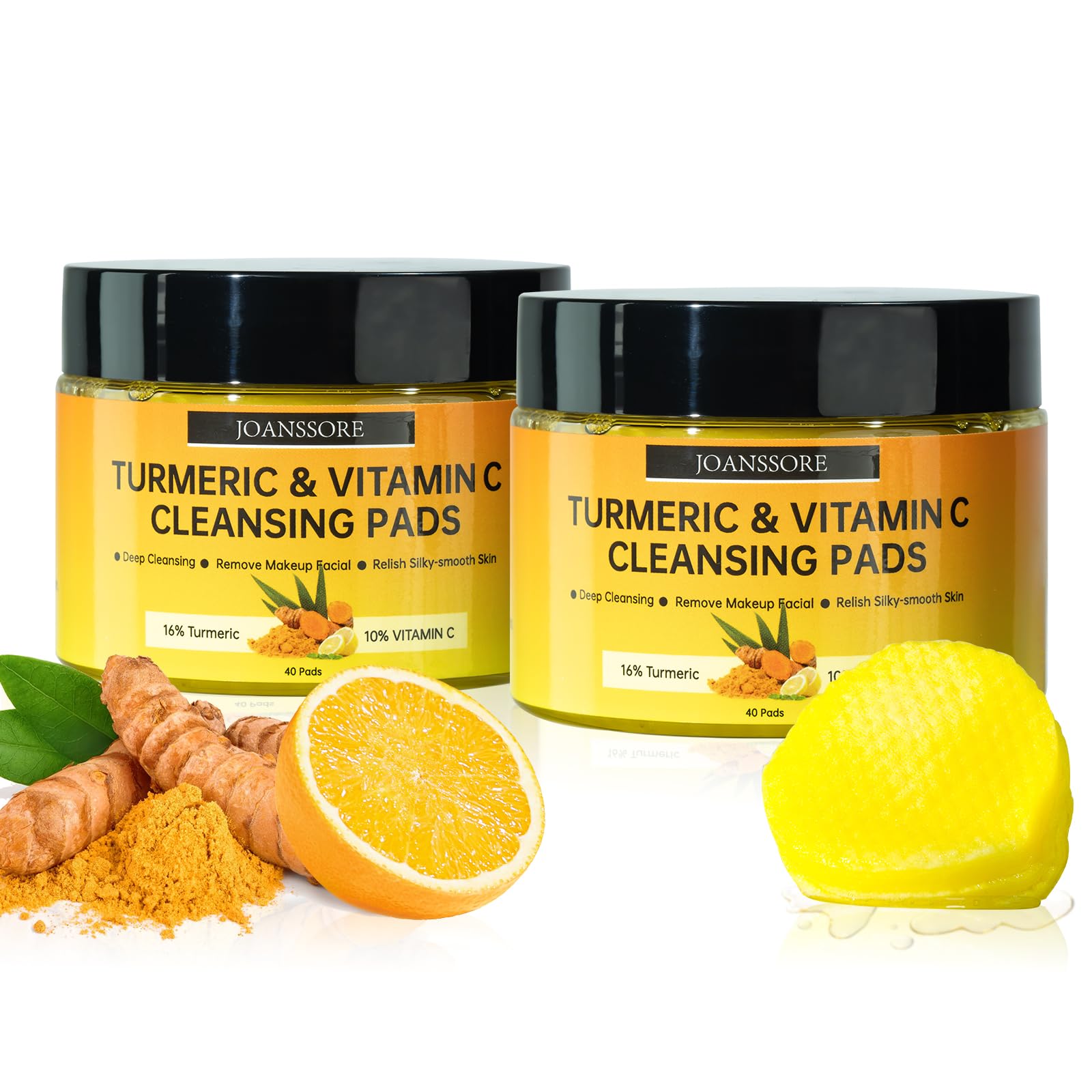 Amazon.com: 80 Pads Turmeric Cleansing Pads for Face, Turmeric ...